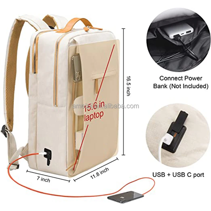 Laptop Backpack 15.6 Inch Computer Bags For Women Waterproof Notebook ...