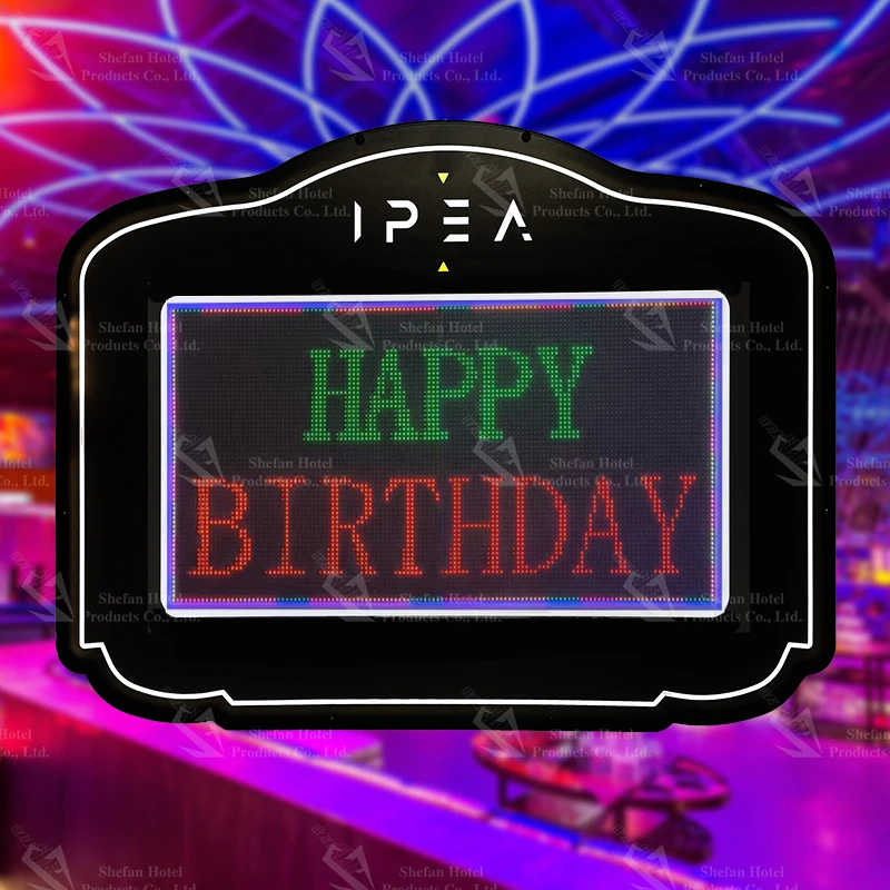 Birthday Event Club Signs Custom Vip Board Christmas Led Message Board ...