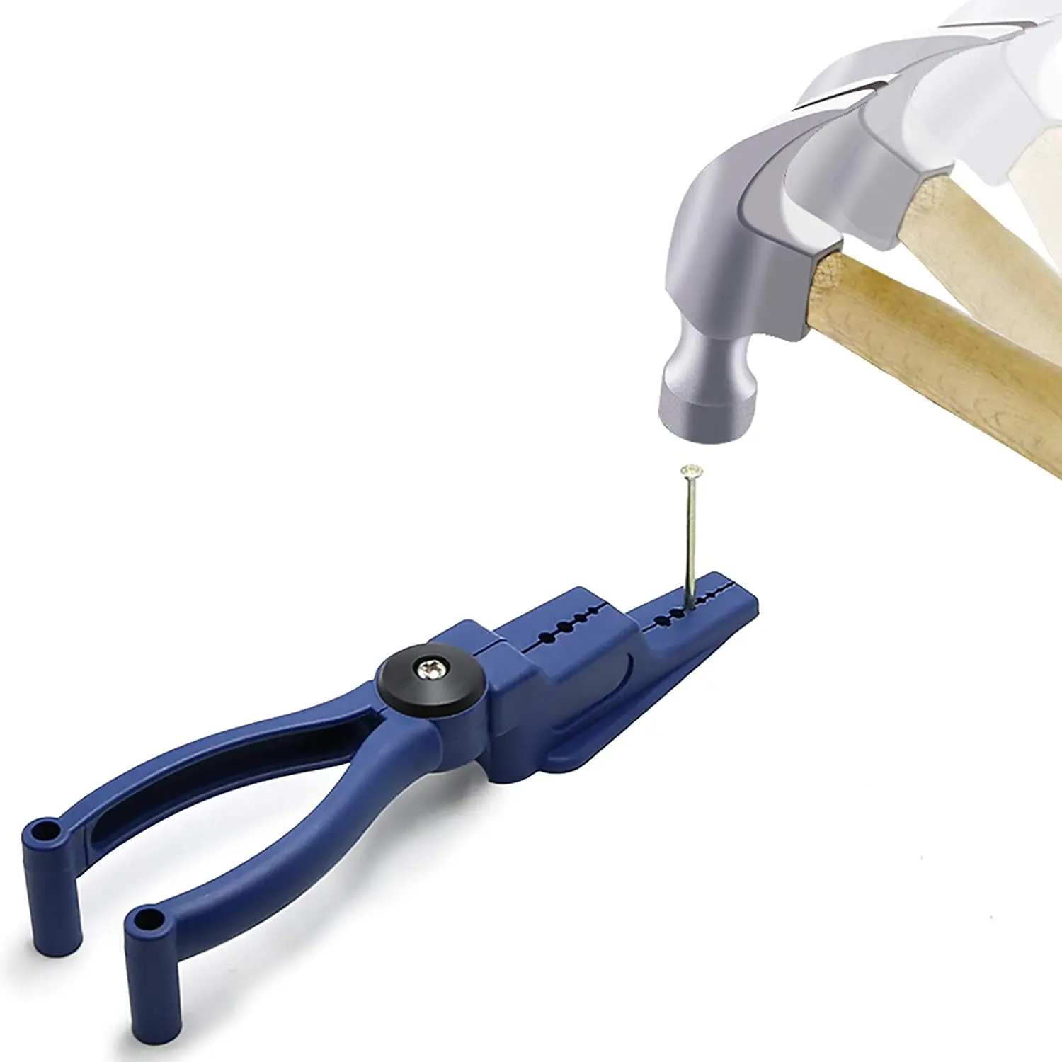 Plastic Jaw Pliers Secure Nails Anti-smashing Finger Joint Protect ...