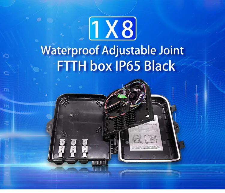 Terminal Box 8 Port / Caja Terminal Fibra Optica Nap 8 Ports Ftth Fiber ...
