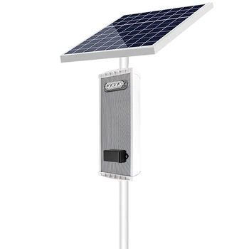 Pir Motion Sensing Solar Panel Powering Outdoor Alarm Siren - Buy ...