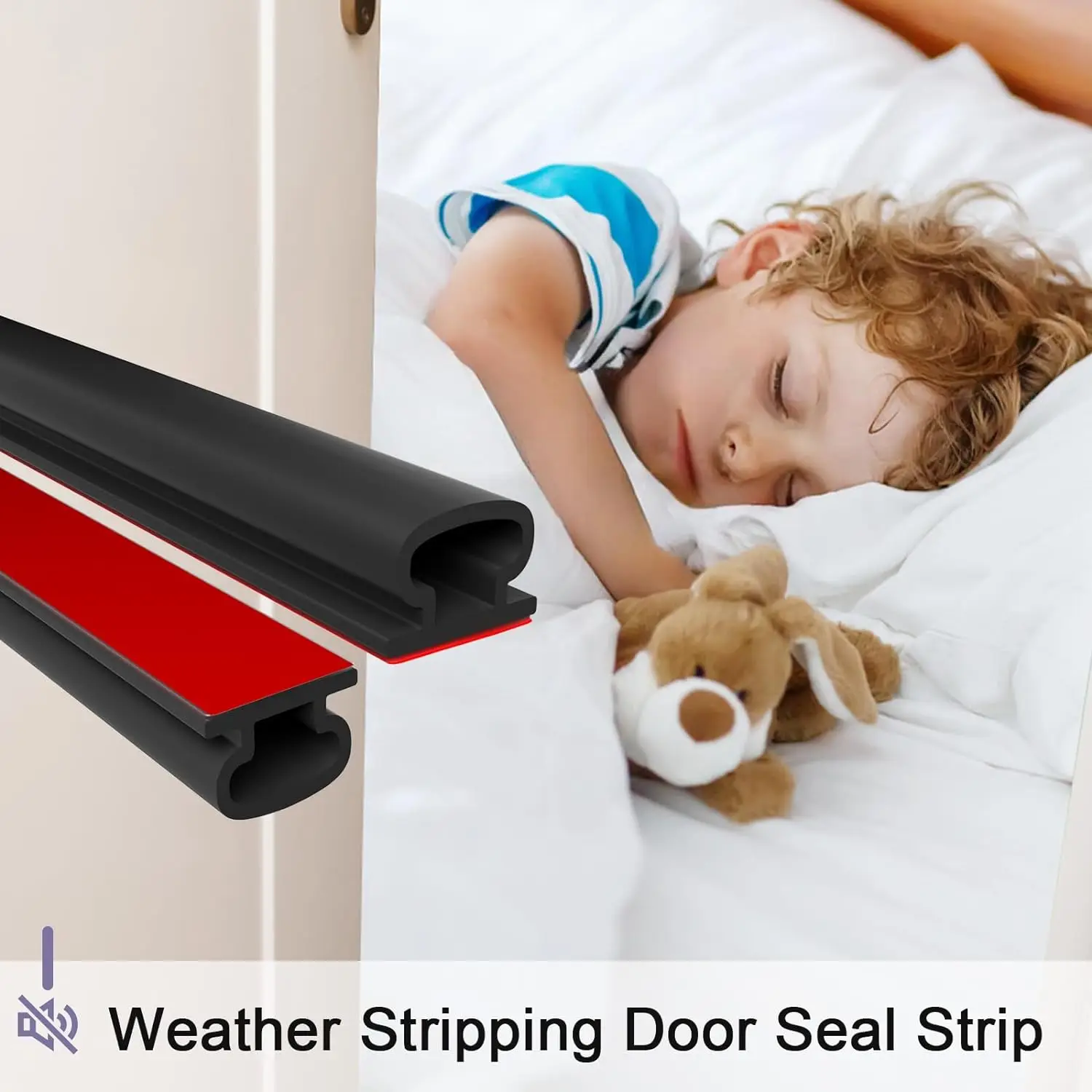 Gate Rubber Strip Door Weather Stripping Seal Strip Self-adhesive Frame ...
