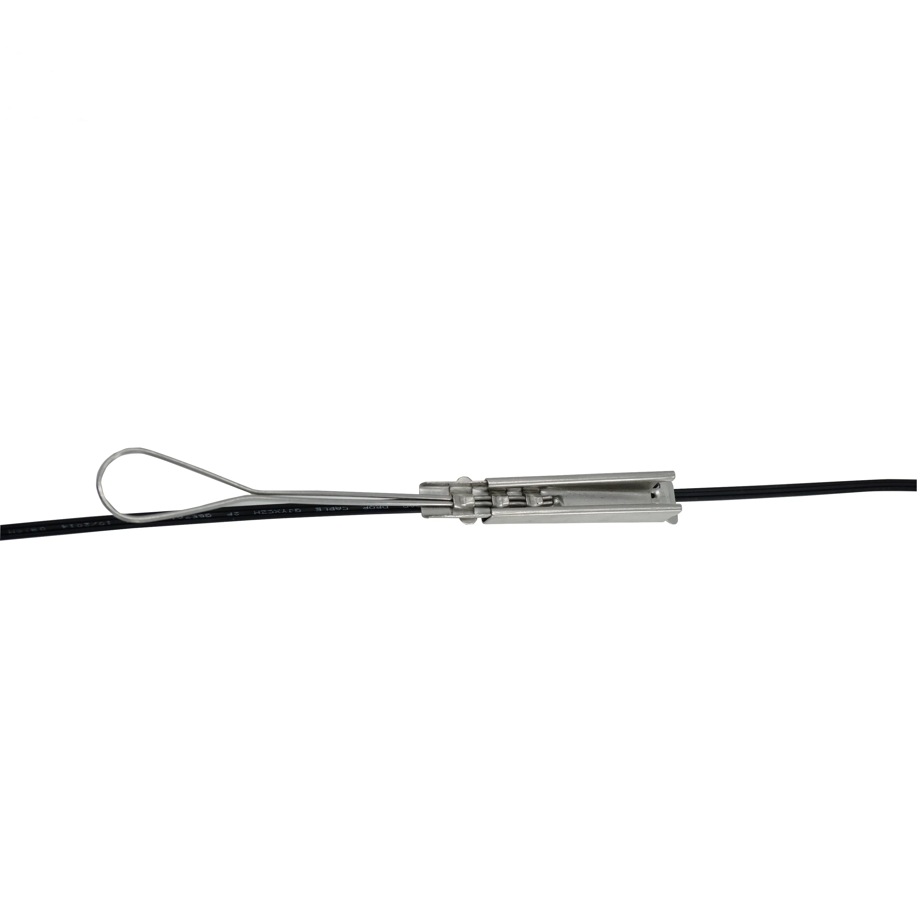 Secure Fiber Optic Drop Cables with Stainless Steel Clamps