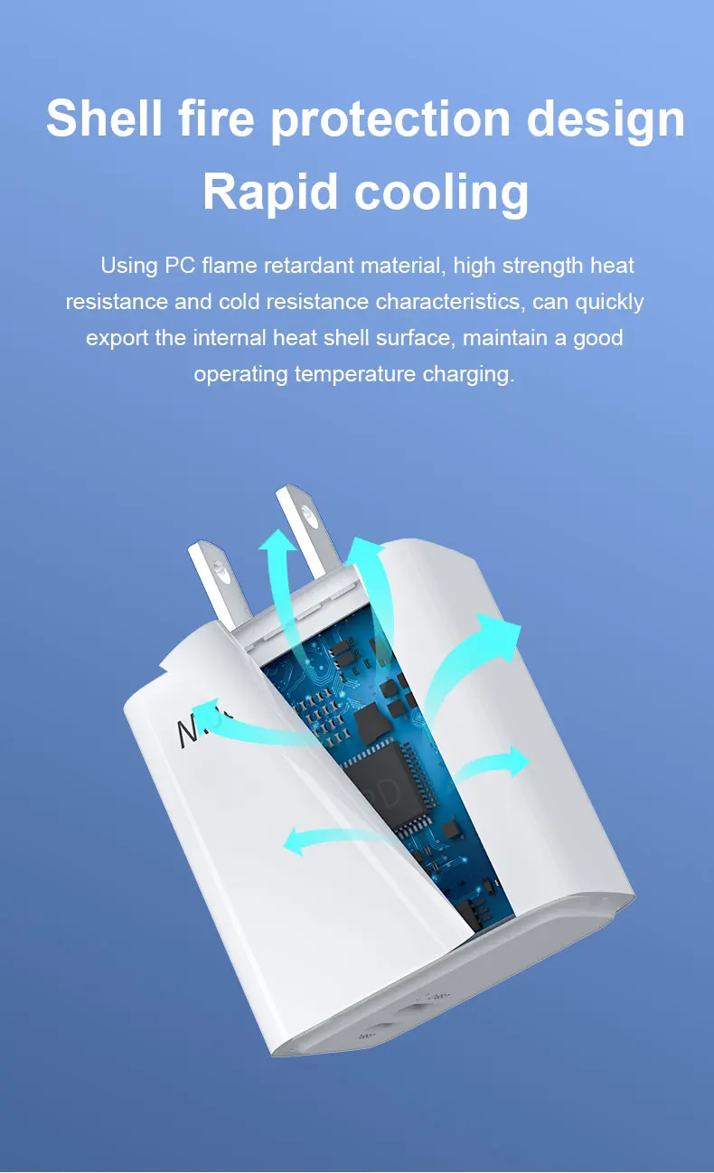 New Technology Phone Charger 20w Type C Lightning Dual Port Reverse ...