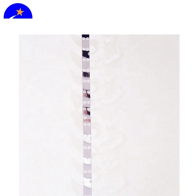 90g A4 Embedded Security Thread Paper - 75% Cotton & 25% Linen, Eco ...