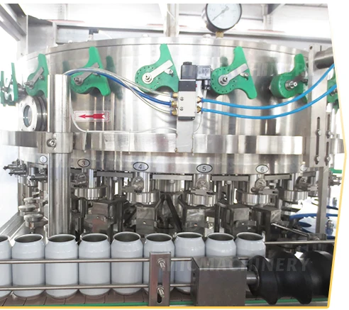 Automatic Isobaric Beer Line Energy Soft Drink Canning Machine