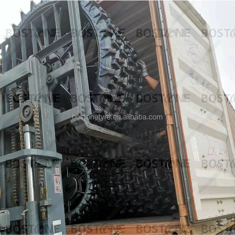 Hot Selling 660mm 975mm 1275 Mm 1900mm*180mm Rice Transplanter Rubber Solid Iron Black Wheels ...