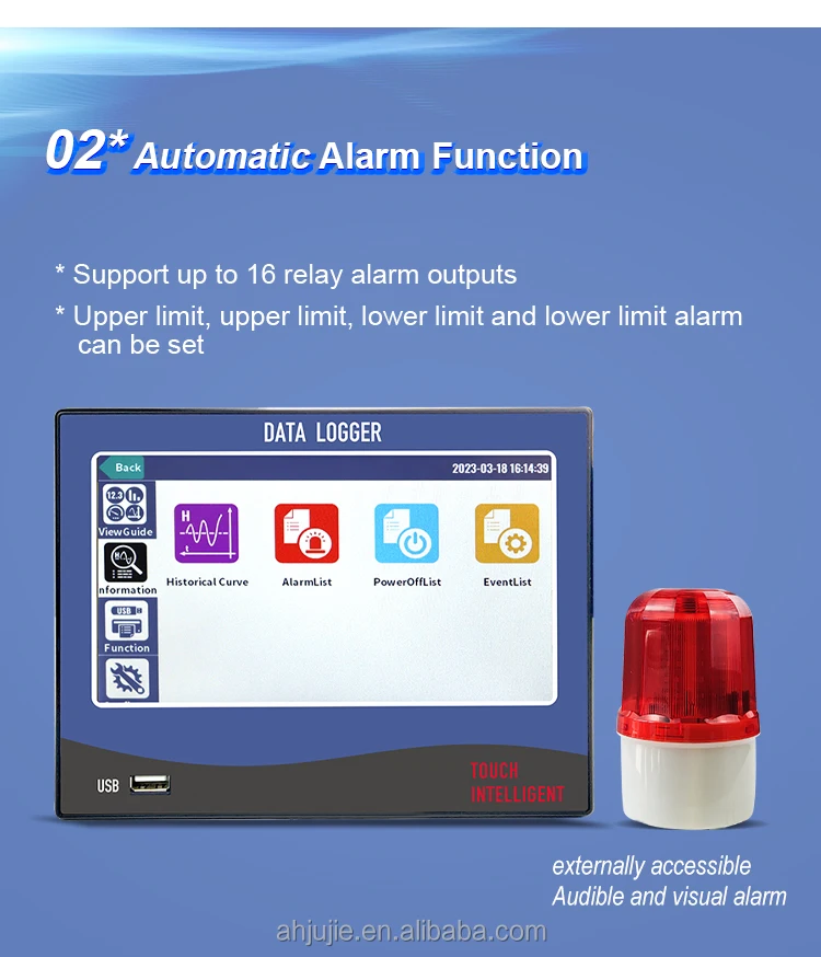 16 Channel USB Data Logger - Precision Temperature Recorder