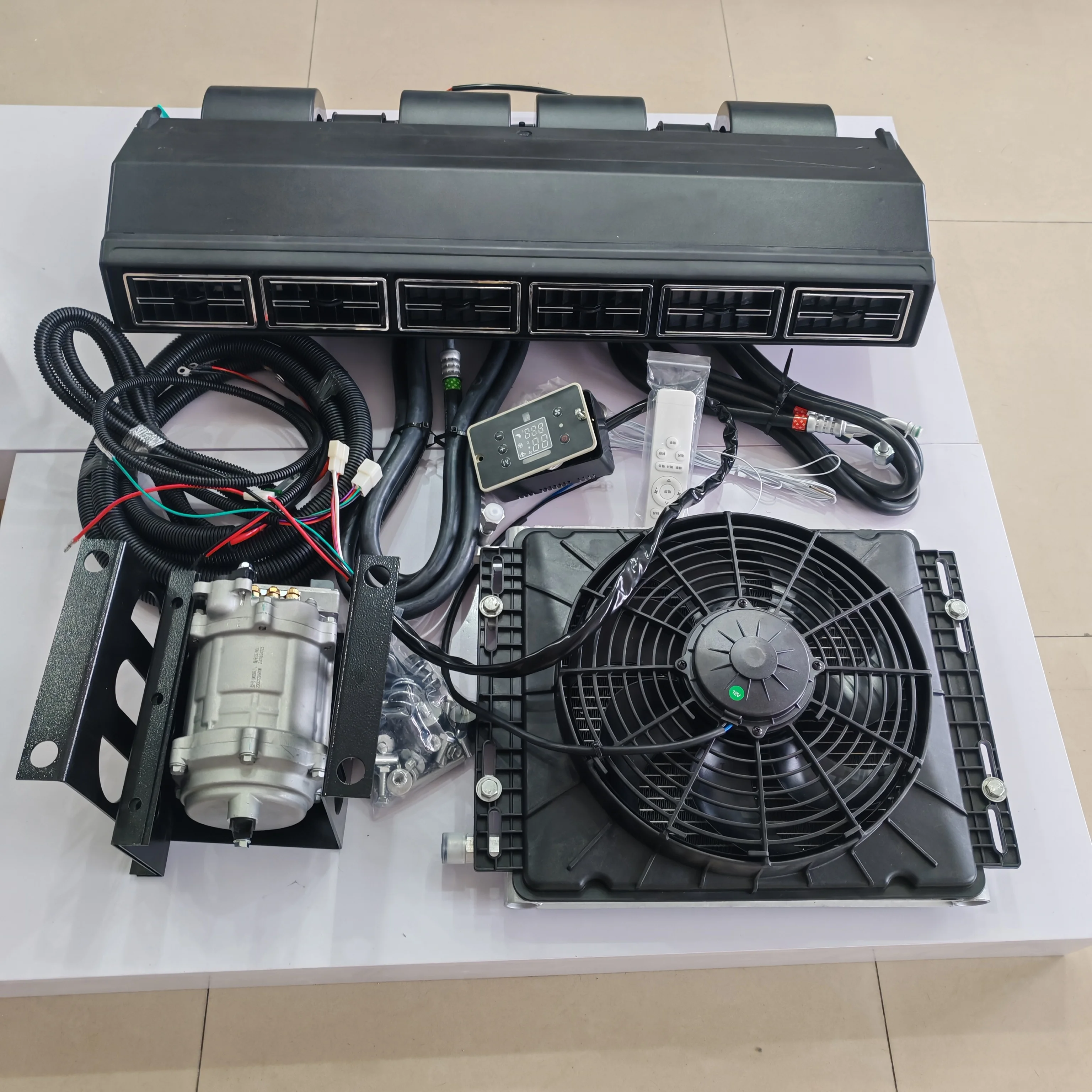 Universal Car Air Conditioning Kit - 12V under Dash A/C
