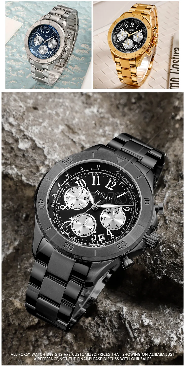 New Original All Solid 316L Stainless Steel Set Water Resistant Proof ...