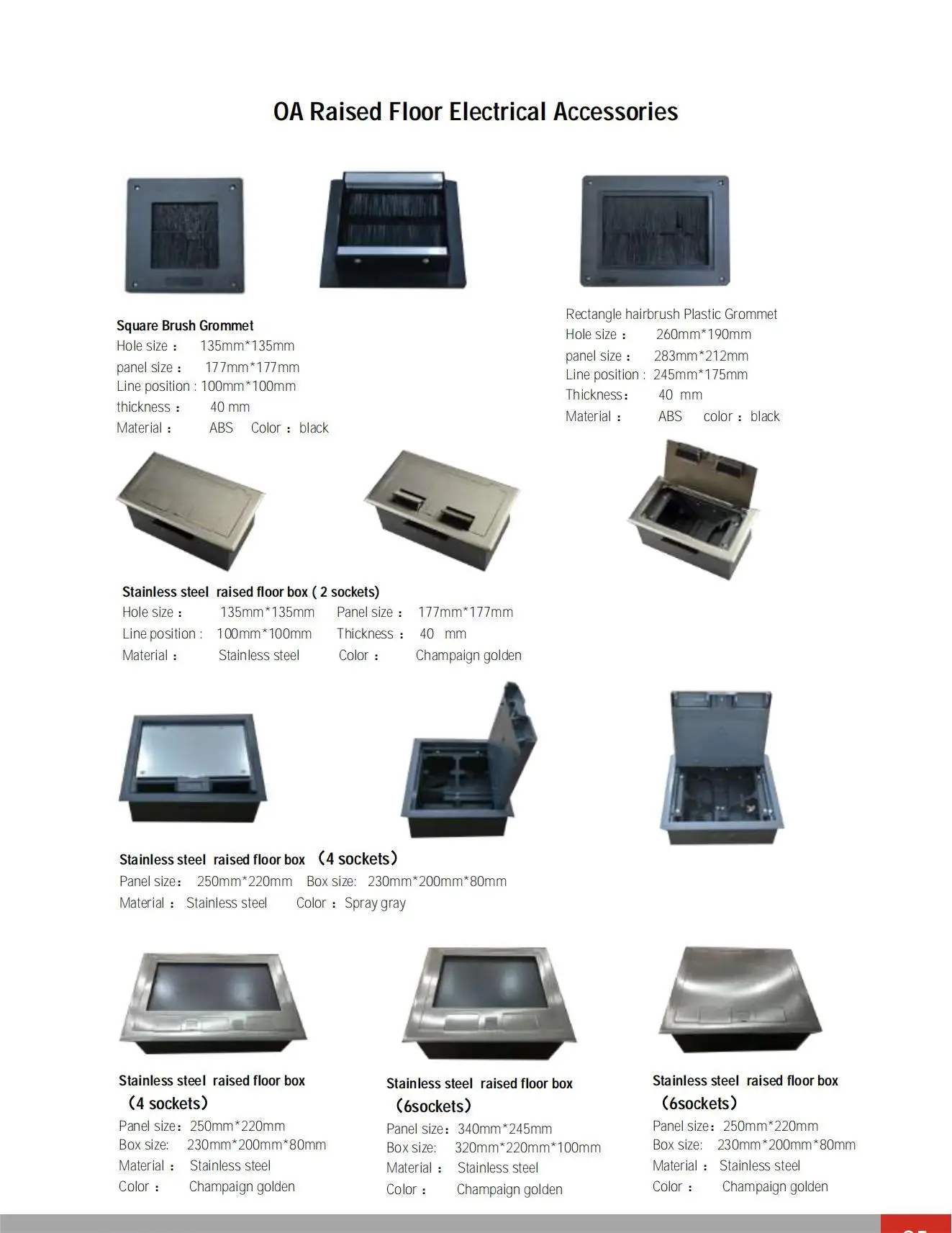 Data Center Raised Access Floor ESD False Floor Modular Decking System ...