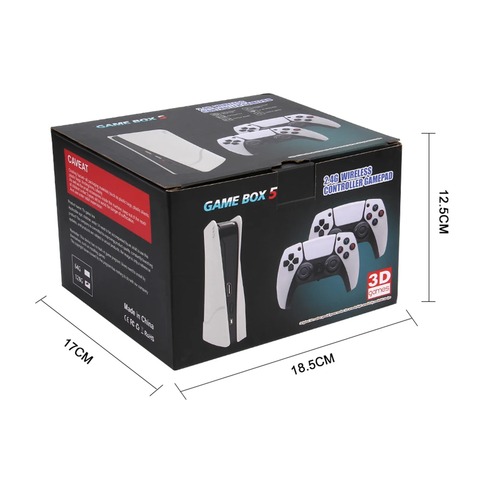 Game Box 5 - 4K Gaming Console with 30000 Games for PSP/PS1