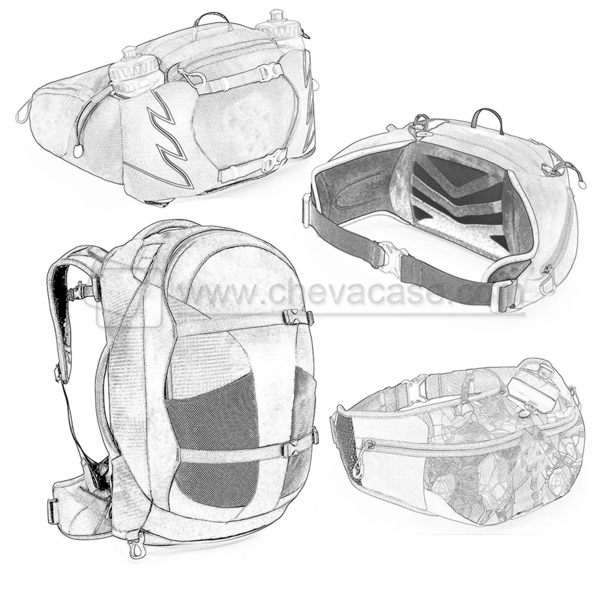 Hip System Eva Fly Fishing Lumbar Pack Waterproof Fly Fishing Bag - Buy ...
