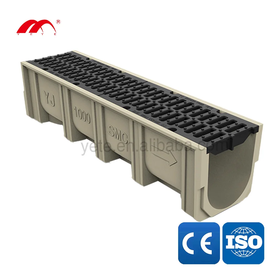 Resin Cover Gutter Channel Drainage - Precast Linear Ditch