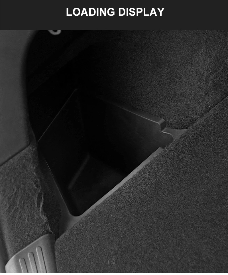 For 2022 2023 Tesla Model Y Trunk Storage Bins Side Storage Box With ...