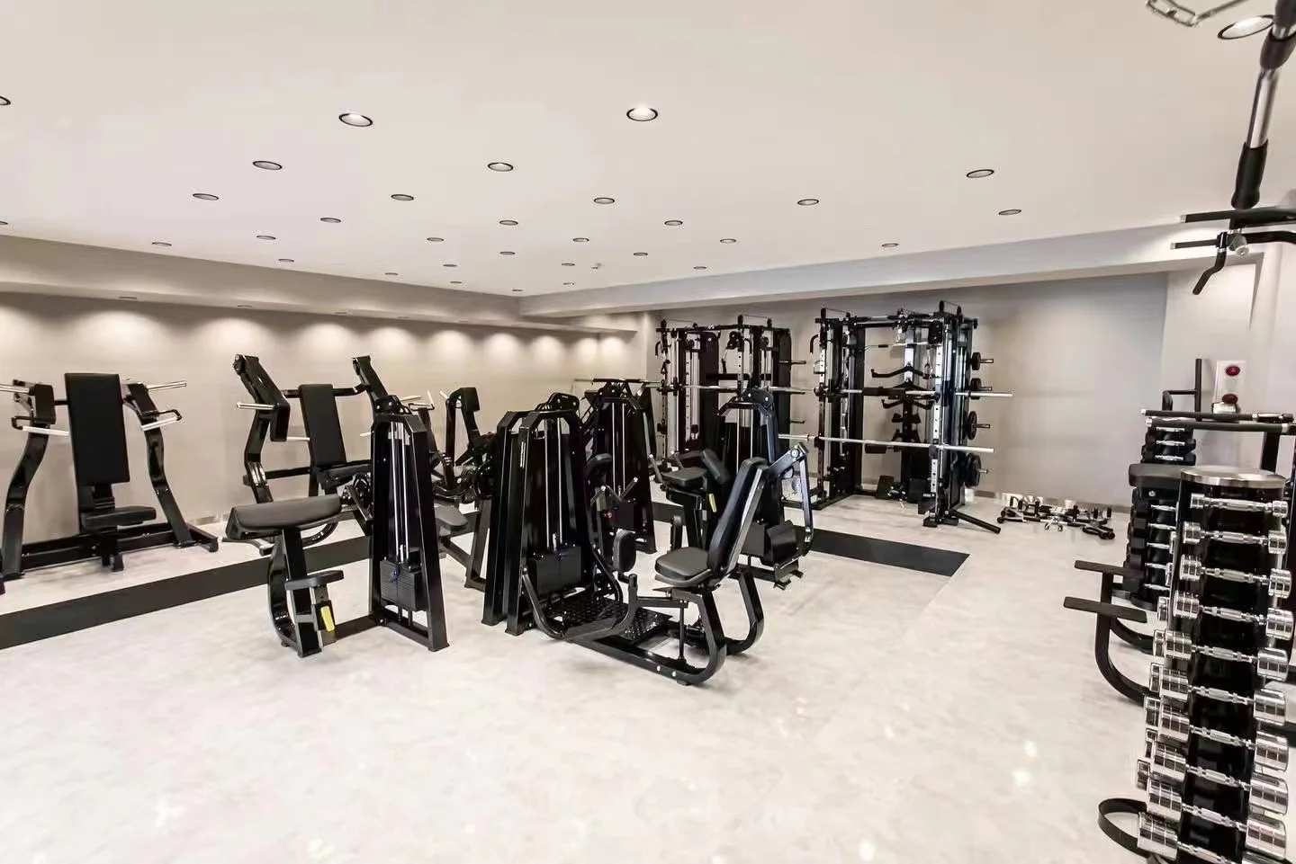 Commercial Gym Equipment 4 Station Multi Jungle 4*80 Weight Stacks ...
