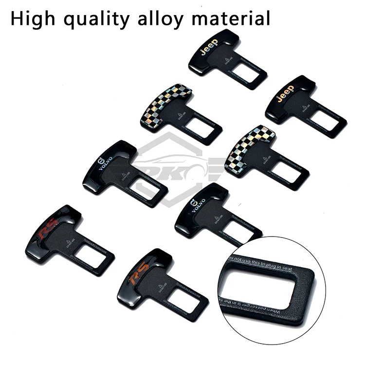Auto Safety Seat Straps Belt Buckle Car Webbing Seat Clips Buckles For ...