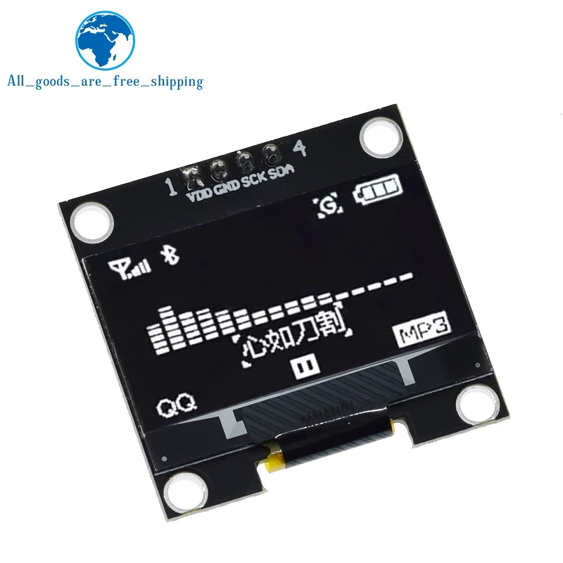 1.3 inch oled IIC Serial White OLED Display Module 128X64 I2C SSD1306 ...