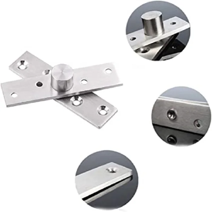 Standard Door Center Shaft Pivot Hinges for Revolving Wood Glass Alloy ...