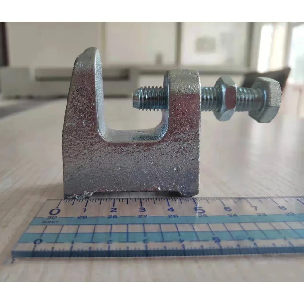 Metric Stainless Steel Beam Clamp M8 M10 Malleable Iron Beam Clamp for ...