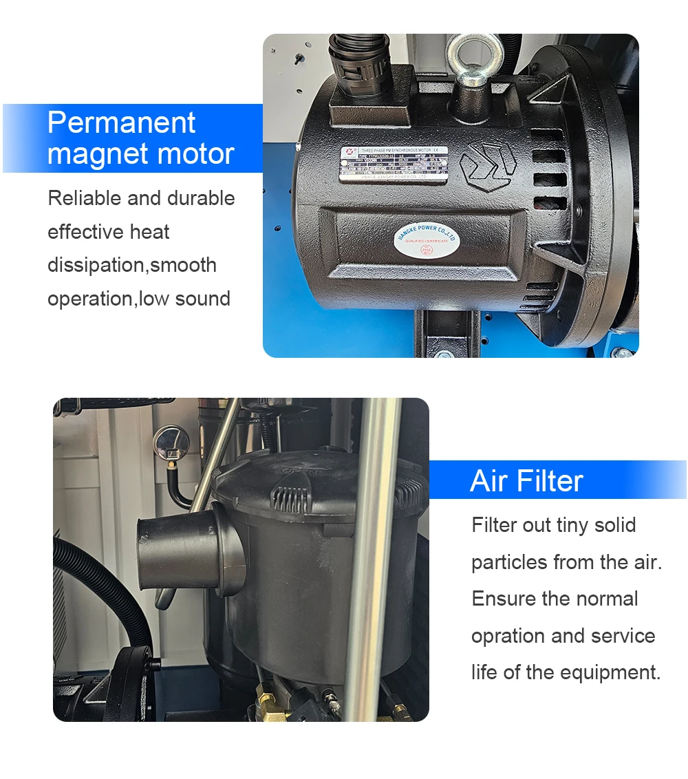 Mankai Super Silent Integrated Jump Starter 37kw Screw Air Compressor ...