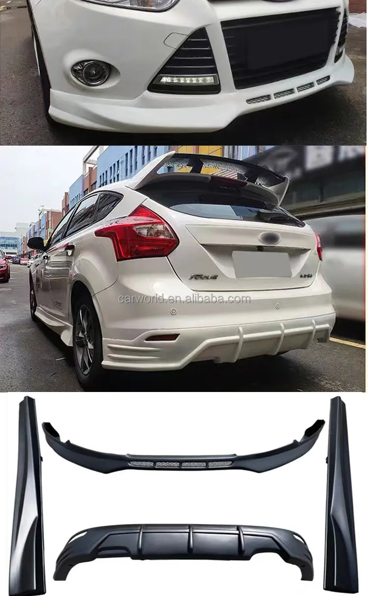Car Body Kit for Ford Focus (2012-2014) - Front Lip, Side Skirts & Rear ...
