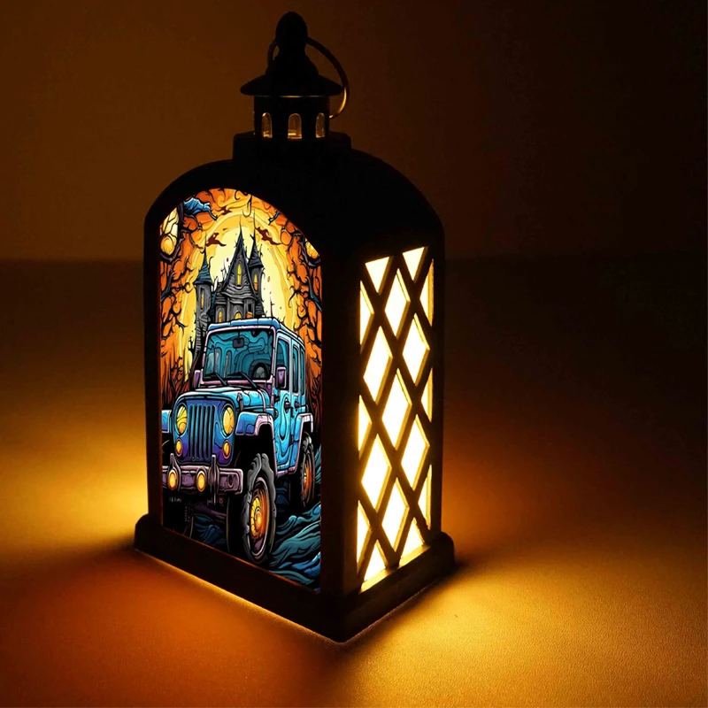 Cheap Rectangular Memorial Sublimation Blanks Christmas Led Lanterns ...