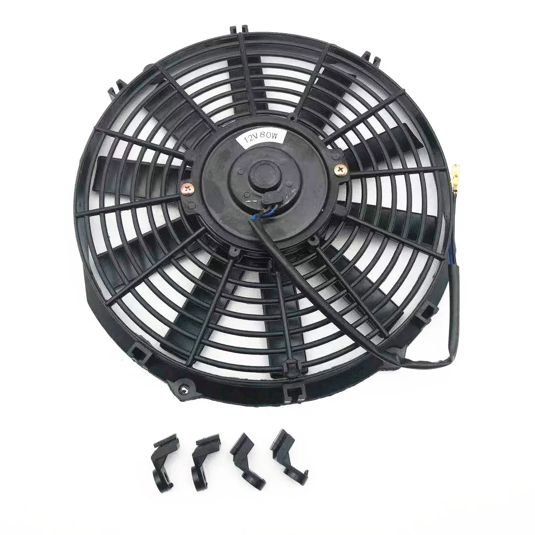 Universal fan 12v 12 inch Straight Blade Universal Auto AC Electric ...
