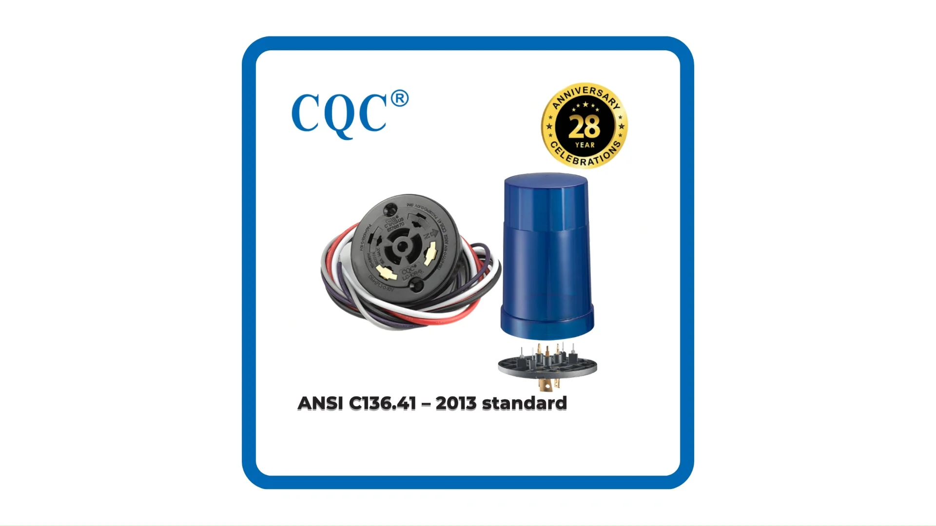 Nema 5 Pin 7 Pin Photocontrol Receptacle / Socket Ansi C136.41 Standard ...