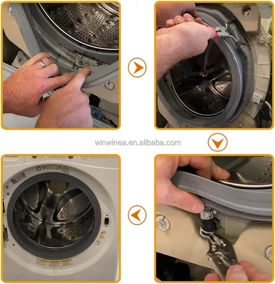 W10381562 Quality Supply Washer Door Bellow Gasket Compatible for ...