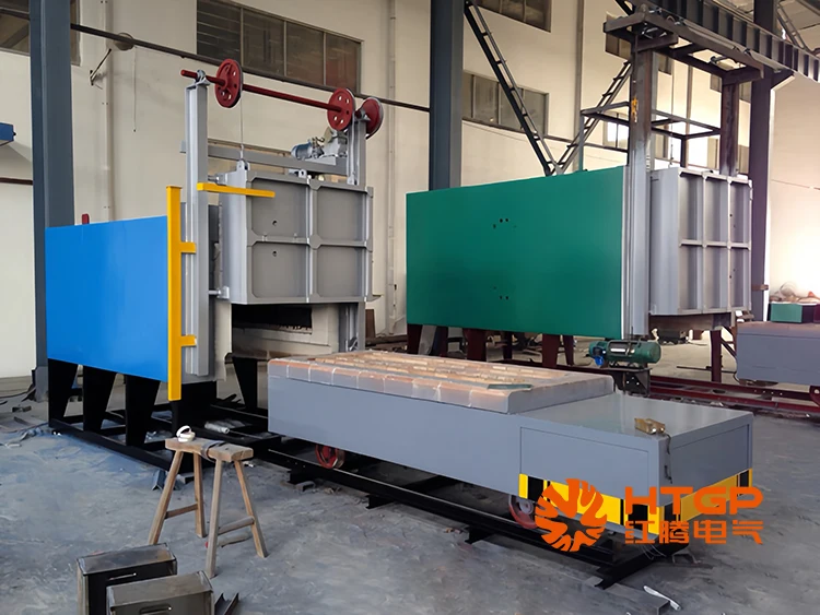 Hongteng Trolley Type Heat Treatment Resistance Furnace Bogie Hearth ...