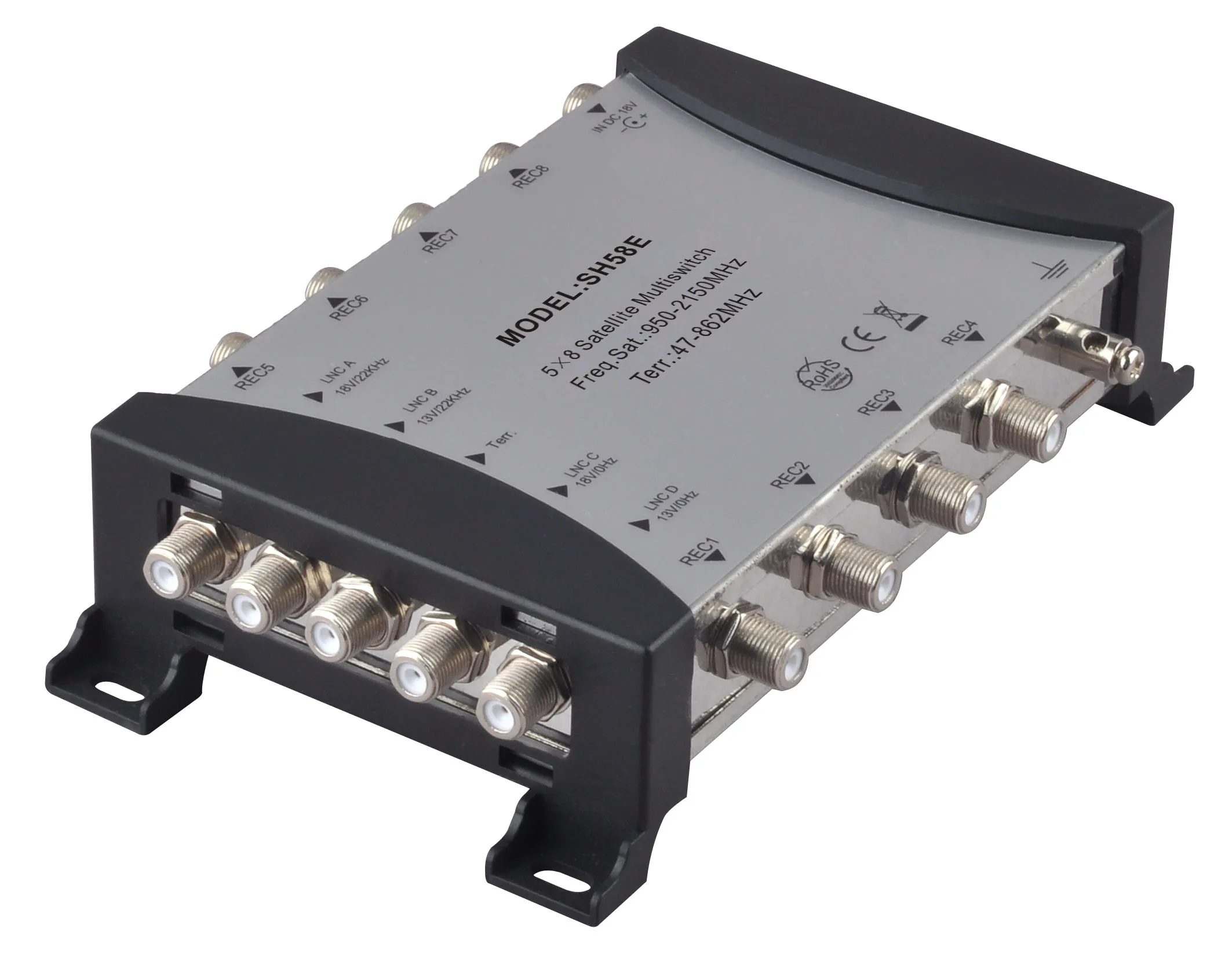5x8 Satellite Multiswitch - Reliable Digital Signal Switching
