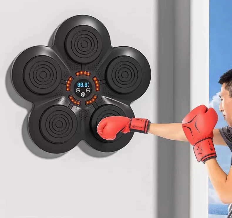 Adult & Child Multifunctional Music Boxing Machine Strength & Speed ...