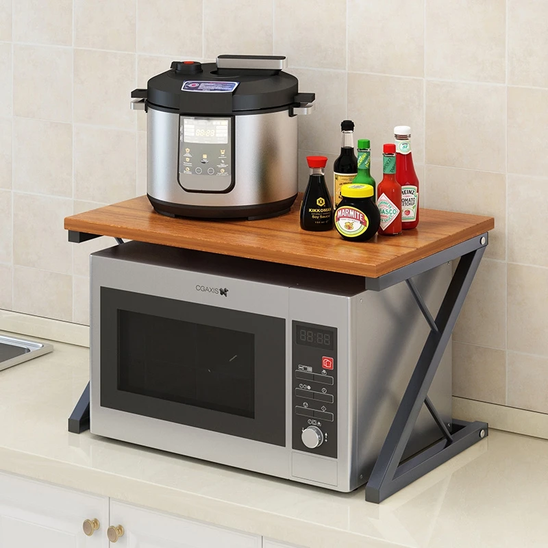 Supply Hot sale expandable microwave rack shelf 2-layer microwave rack ...