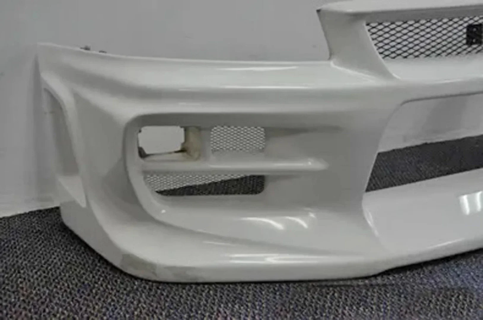For Nissan Gtr R34 Modified Front Bumper Grill Mask Assembly Auto ...