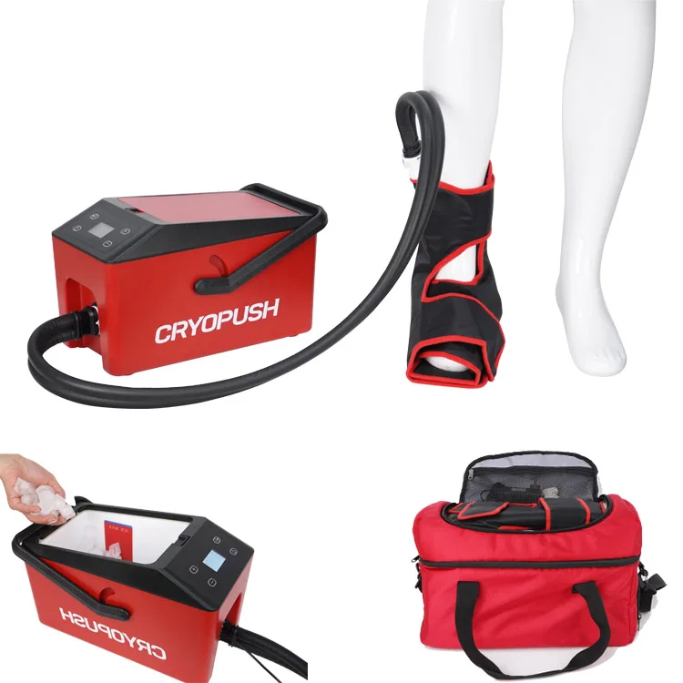 Adjustable Time Dual Full Leg Cryotherapy Sports Recovery Machine Cold ...