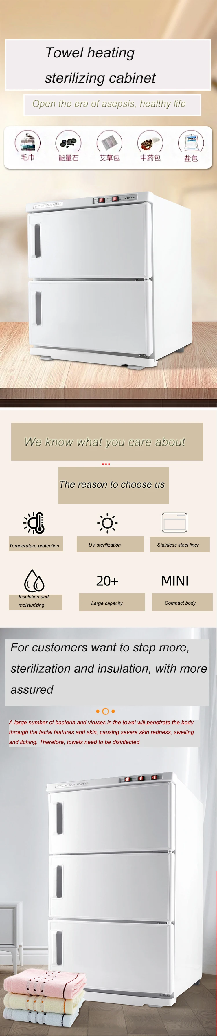 High Quality Disinfection Towel Heating Cabinet Multifunction Towel ...