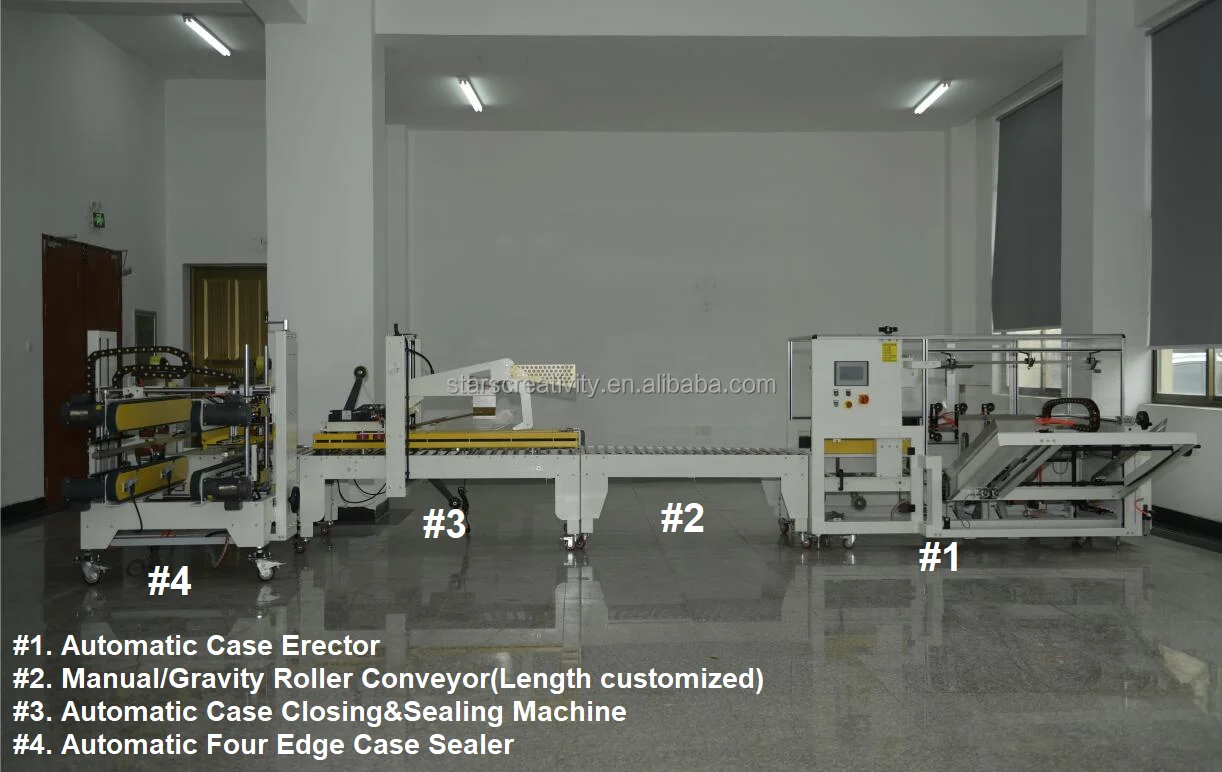Customized Vertical Automatic Carton Case Erector Machine