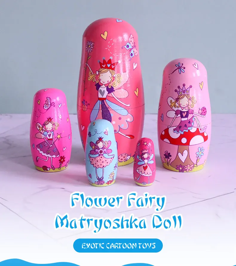 High Qulitaty Factory Wholesale Custom Wooden Matryoshka Russian Doll ...