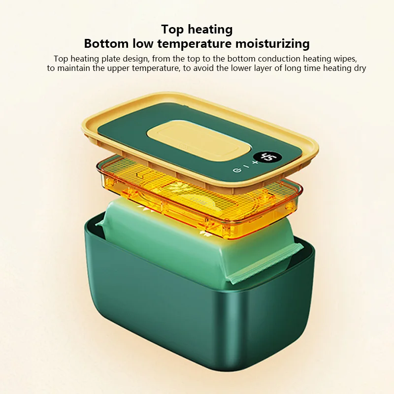 SUNNUO Hot Baby Wipe Warmer Wet Wipe Heater with Night Light ...