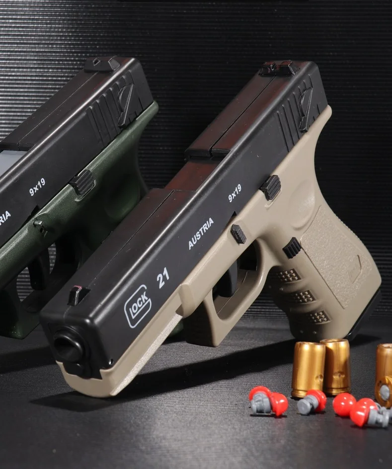 Fully Automatic Shell Throwing Soft Bomb Gun Empty Bin Hanging Bomb Machine Automatic Toy Gun ...