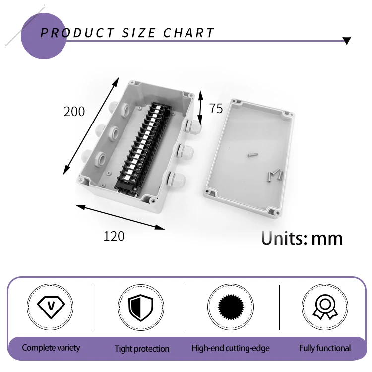 Electrical IP65 Inverter Electrical Box Strings Pv Solar Combiner ...