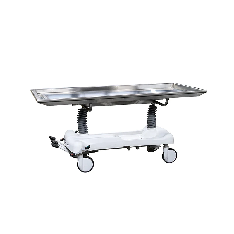 Morgue Hospital Medical Bed Stainless Steel Hydraulic Function Factory ...