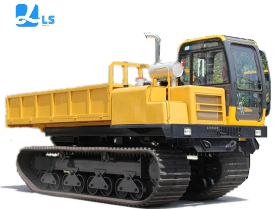 Mini Crawler Dumper Trucks Rubber Track 1 Tons Crawler Transporter ...