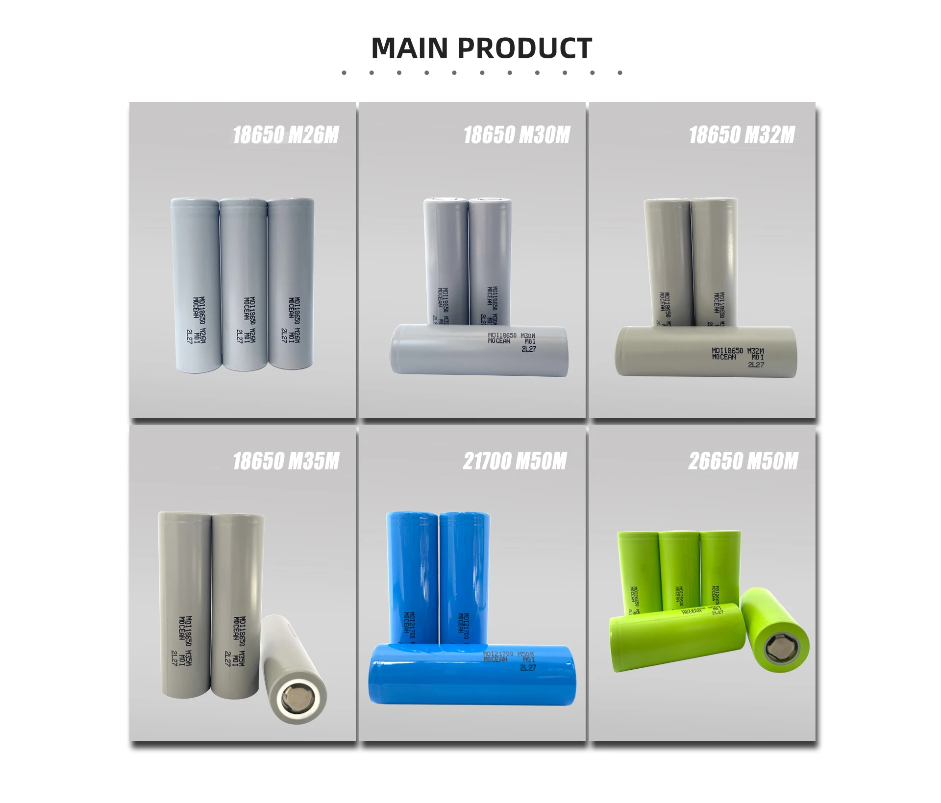 Mocean Innovations Technology Co., Ltd. - Cylindrical lithium-ion cell ...