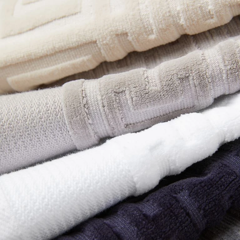 Wholesale Custom Bath Towel Organic Cotton Beach Towel Emboss Icon Icon ...