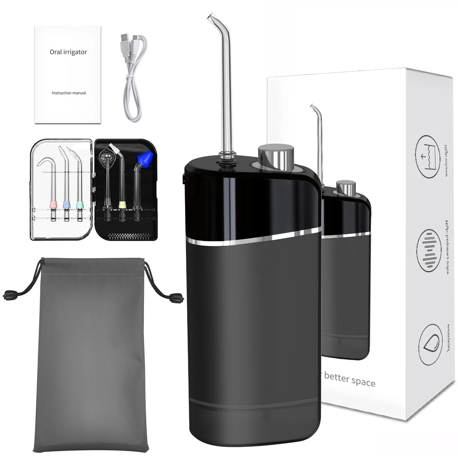 Oral Care Smart Electric Water Irrigator Portable Teeth Cleaning Device ...