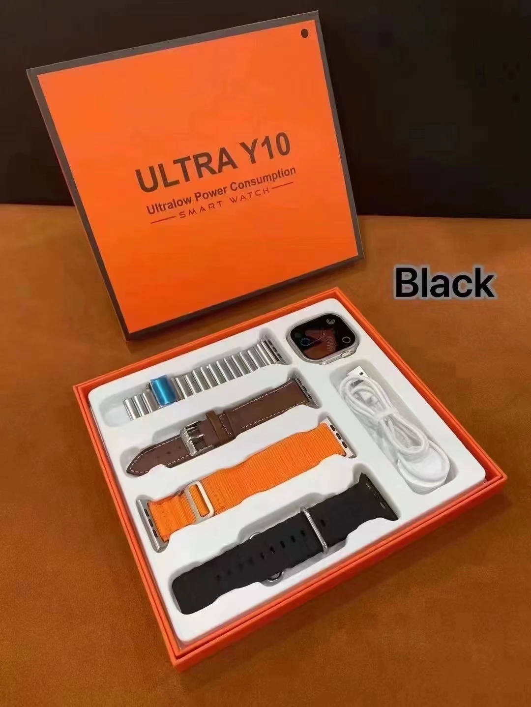 Low Power Chipset 1.99inch Screen 4 Belt Combo Smart Watch Ultra Y10 ...