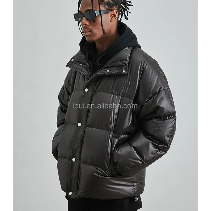 Custom Logo Oversize Puffer Jacket - High Quality Winter Gear