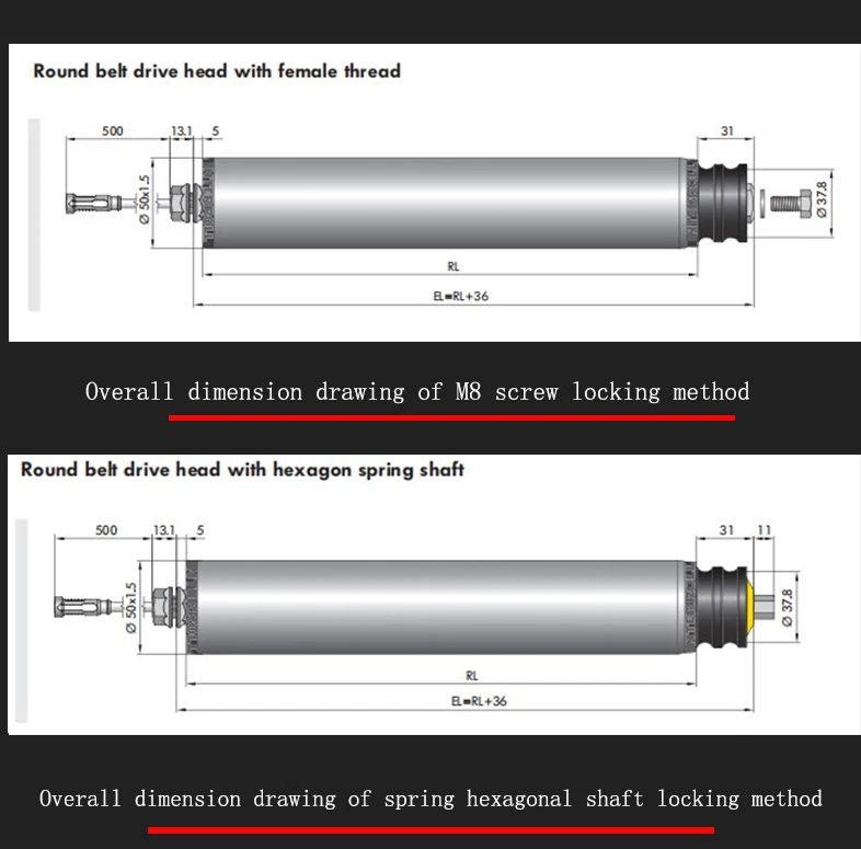 Interroll Miniature Drum Motor EC5000 - Efficient Conveyors